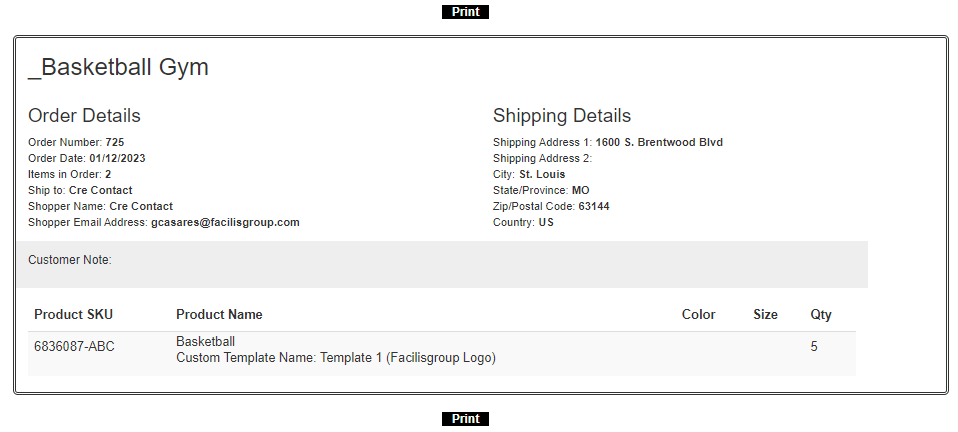 Org Level > Orders > Order Fulfillment – Commercio Orders Support